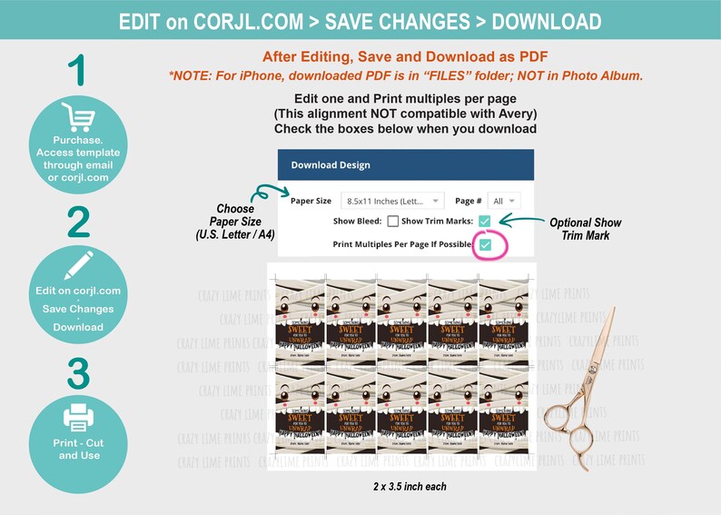 EDITABLE Halloween Mummy Gift Tag. Something Sweet for you to Unwrap ...