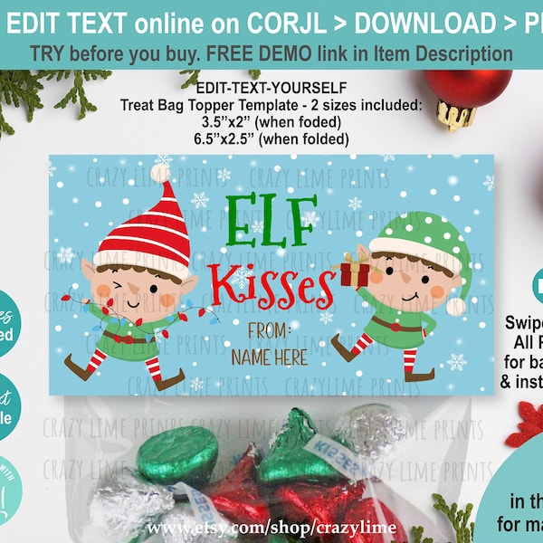 Elf Kisses - Etsy