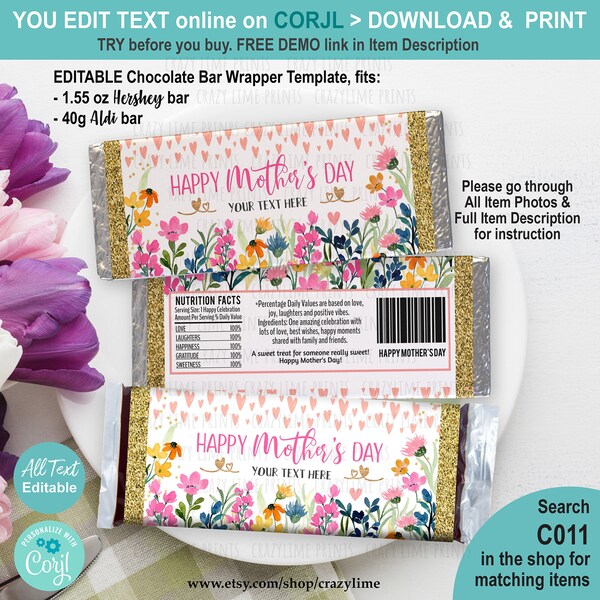 Candy Wrappers - Etsy