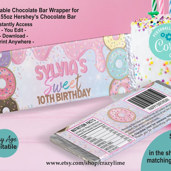 Candy Bar Wraps - Etsy