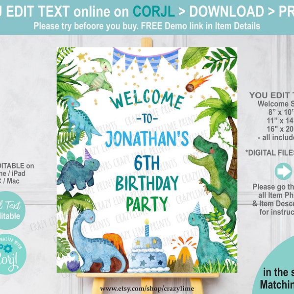 Dinosaur Poster - Etsy