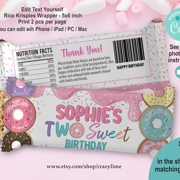 Rice Krispie Treats - Etsy