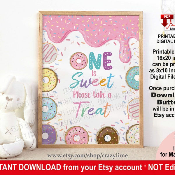 Sweet One Birthday Decorations - Etsy
