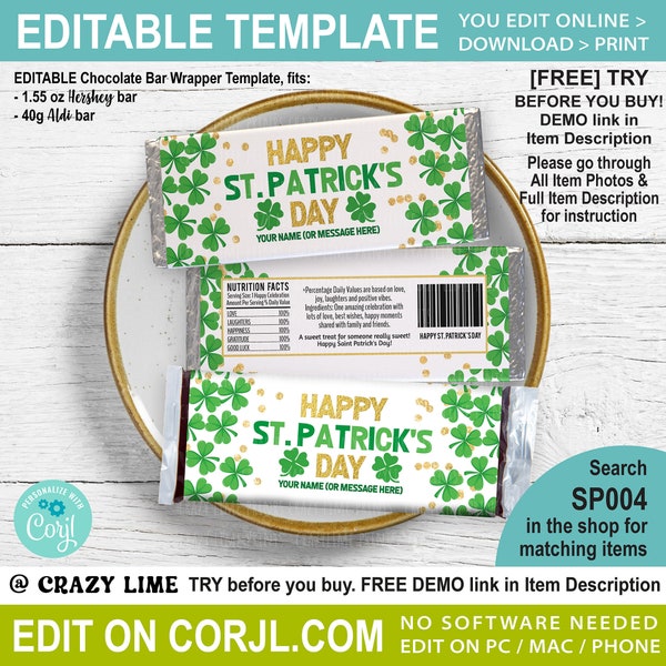 St Patrick Day Favor - Etsy