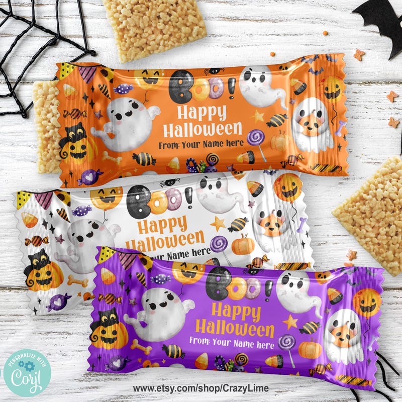 Halloween Popcorn Wrapper - Etsy