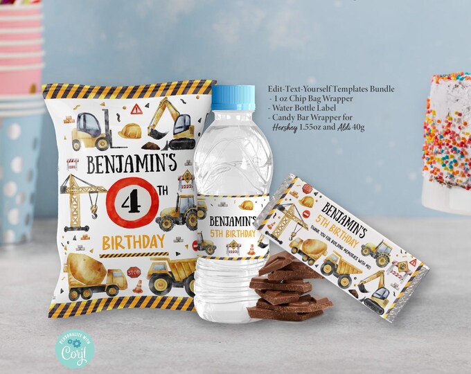 Construction Chocolate Dipped Party Treats, Oreos, Chocolate Pops ...