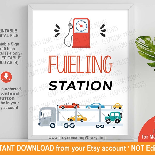 Fuel Station Party - Etsy
