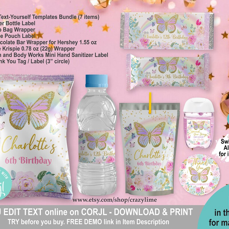 Butterfly Birthday Party - Etsy