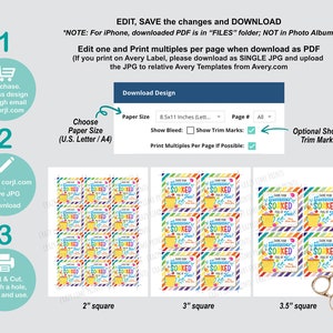 EDITABLE Water Balloon Last Day of School Gift Tag. Printable End of ...