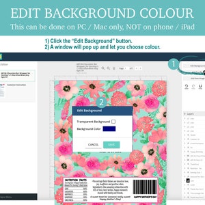 EDITABLE Happy Mother's Day Candy Bar Wrapper Template. Floral Party ...