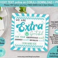 INSTANT DOWNLOAD Extra Gum Appreciation Printables Thank You Tags Gifts ...