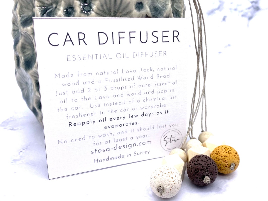 Car Aromatherapy Diffuser - Set of 3 - Car and Home Essential Oil ...