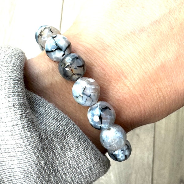 Large Stone Bracelet - Etsy