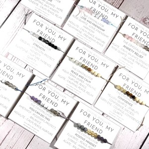 Friendship Crystal Bracelet Love and Friendship Friendship Card ...