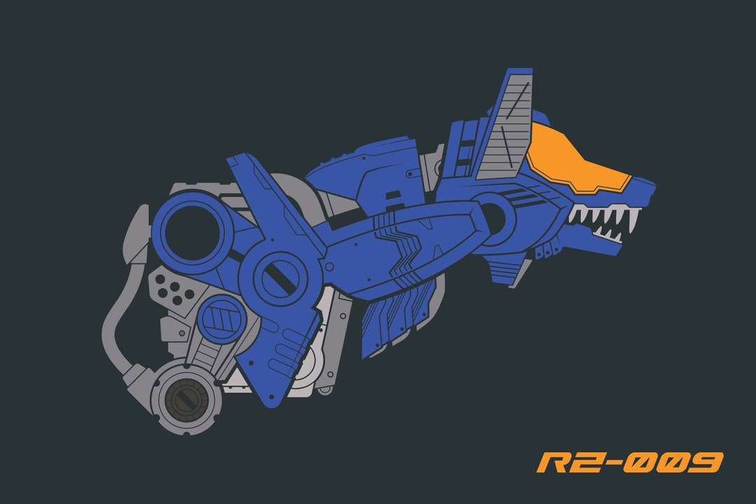 4x6" or 5x7" Robot Wolf Art Print - Animal Mecha Robot Anime - Etsy