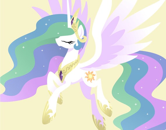 Celestia Mlp Vector