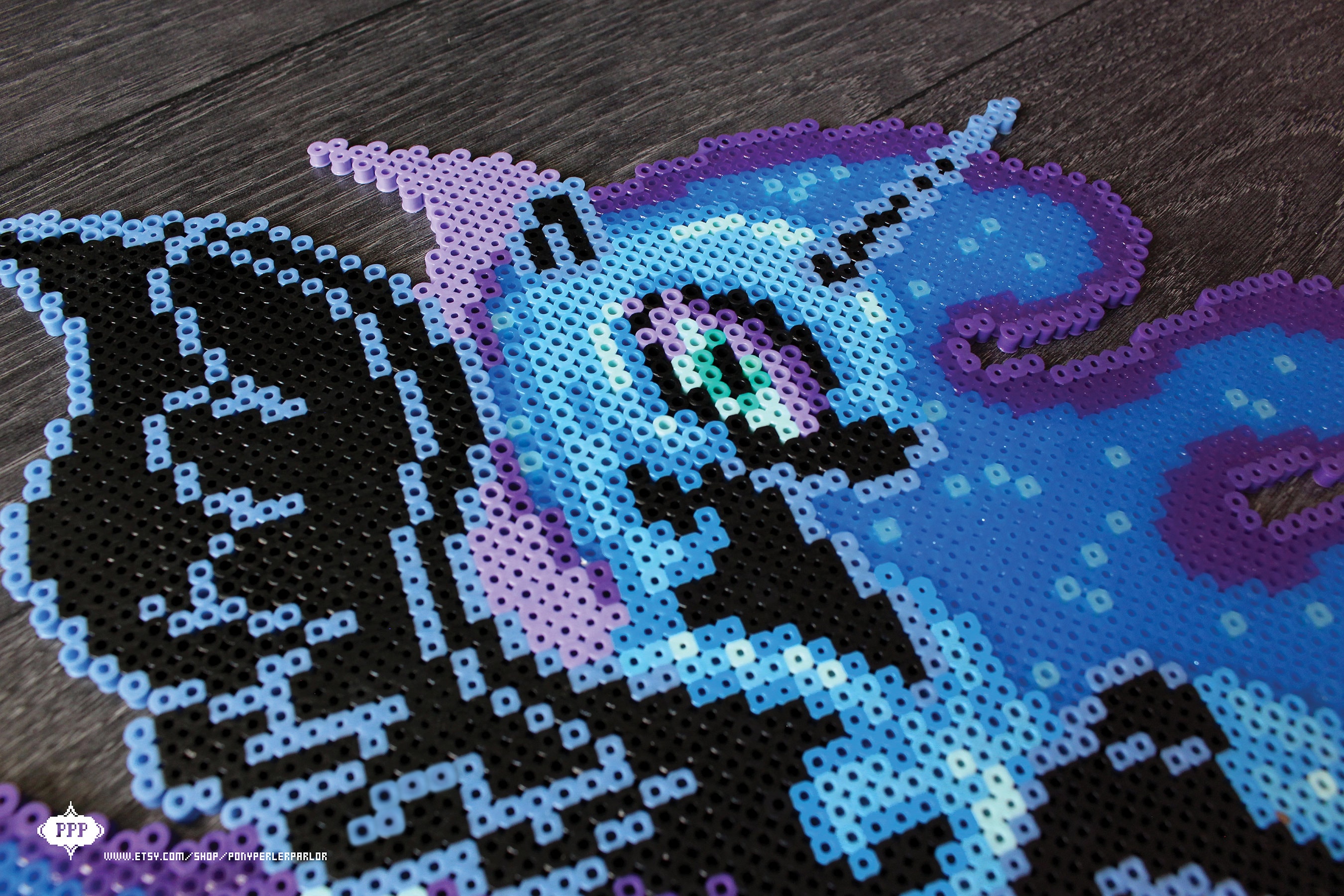 Nightmare Moon Perler Bead Art - Etsy