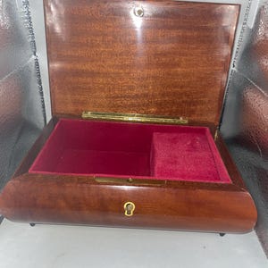 Vintage Wooden Novelty Jewellery Musical Box With Ballerina - Etsy