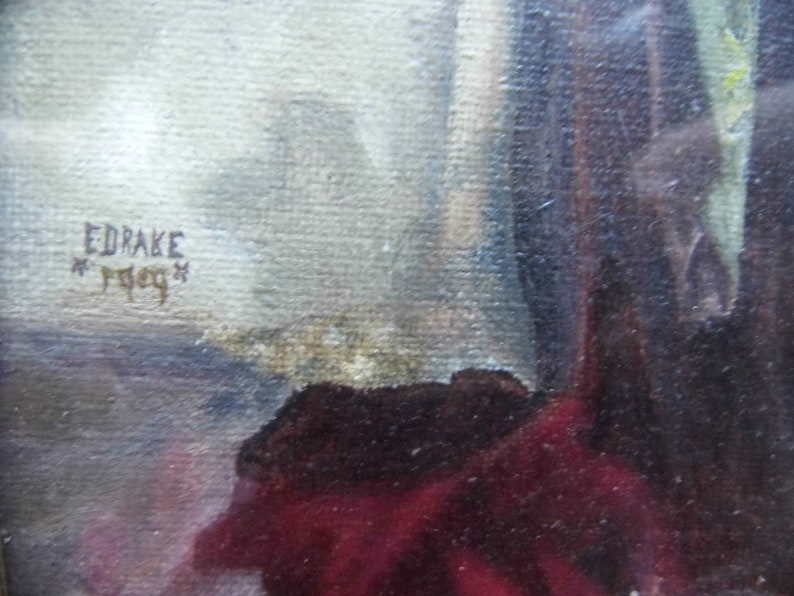 Elizabeth Drake, 1909 Painting After E A Abbey "o Mistress Mine, Where ...
