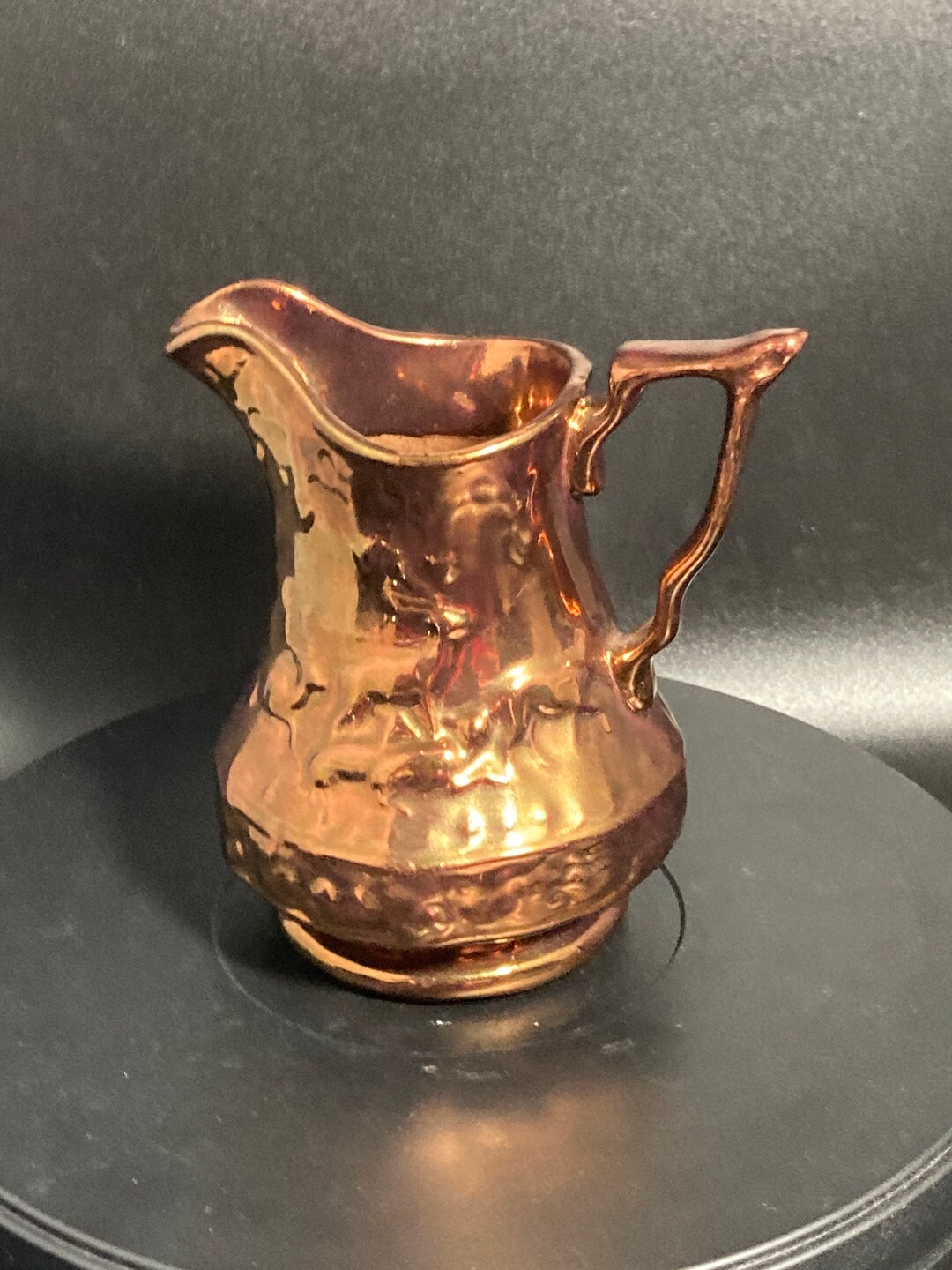 Antique Victorian Ceramic Wedgwood(?) Copper Lustre Milk Jug in the ...