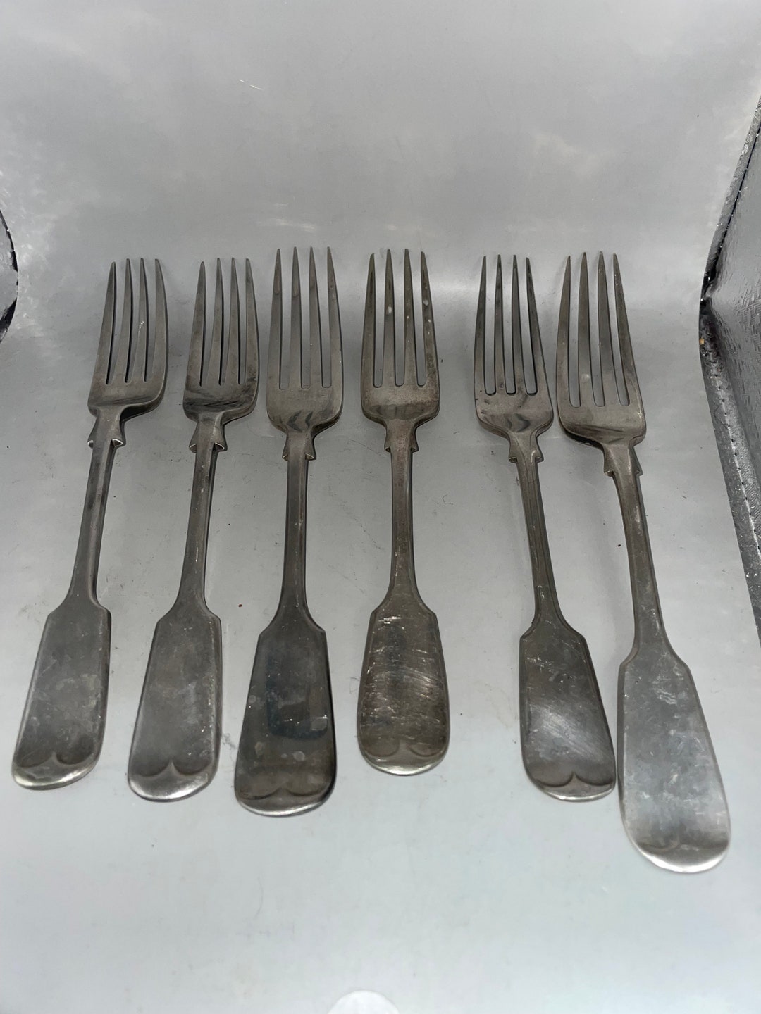 Vintage, Six Assorted Silver Plated ,marked Table Forks , in Similar ...