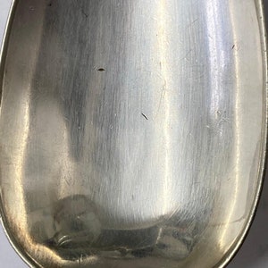 Vintage ,white Metal,massive Marked Extra Large Table Spoon With Queen ...