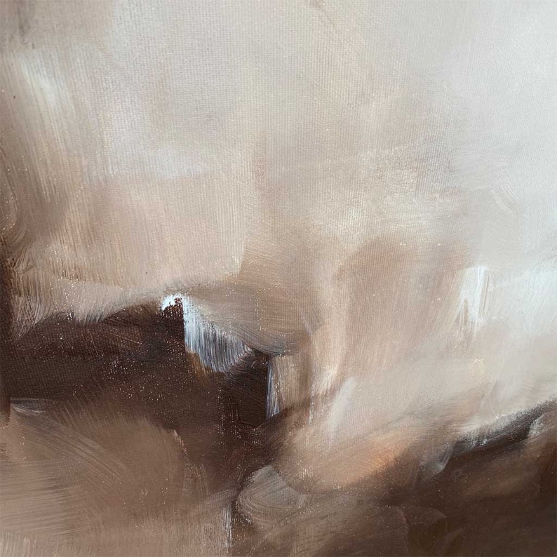 Large Framed Original Abstract Painting. Earthy Tones - Etsy