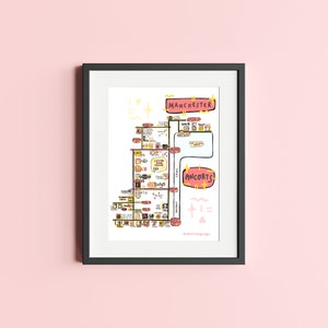 Manchester Ancoats Map - Etsy