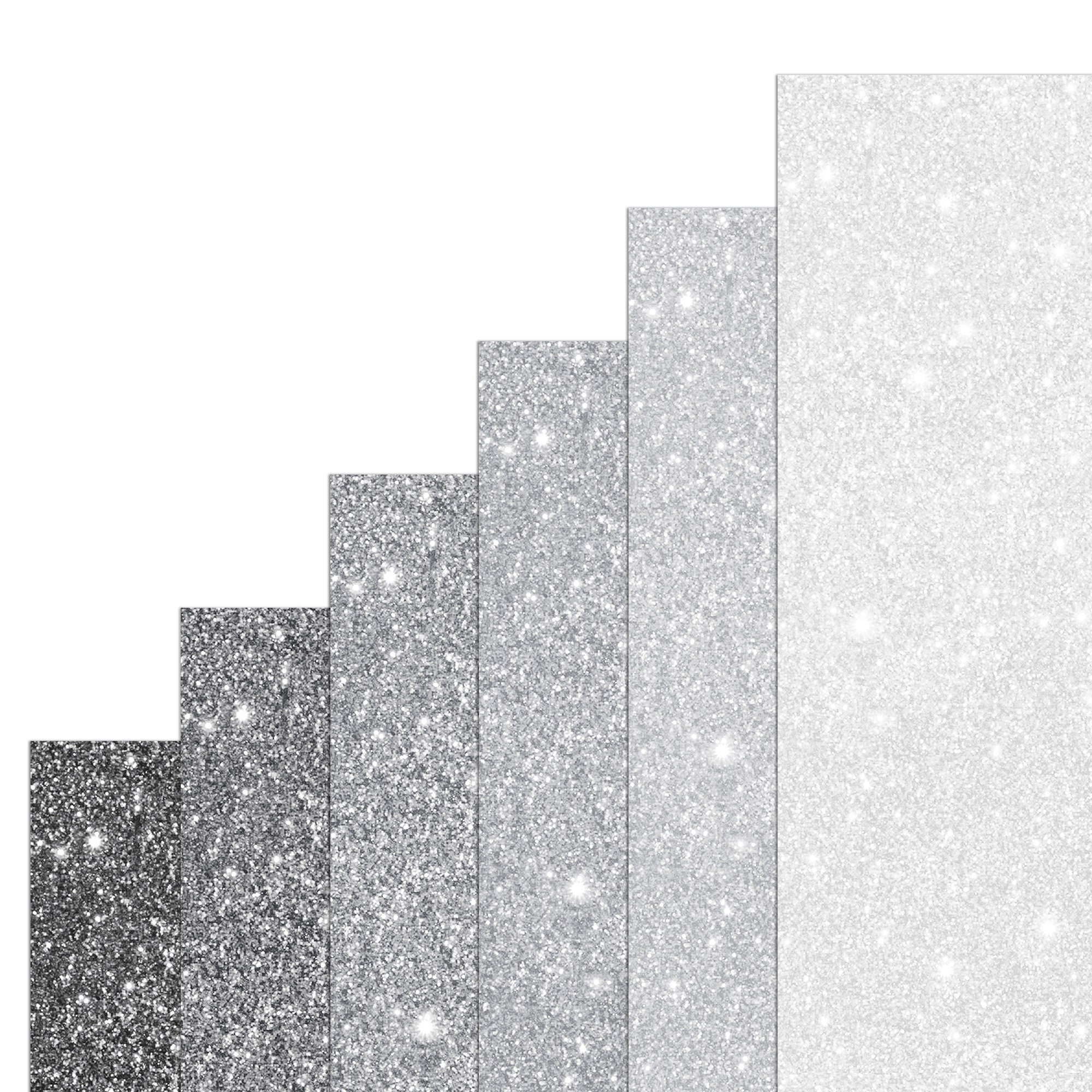 Silver Glitter Digital Paper, Scrapbook Paper, Glitter Pattern ...