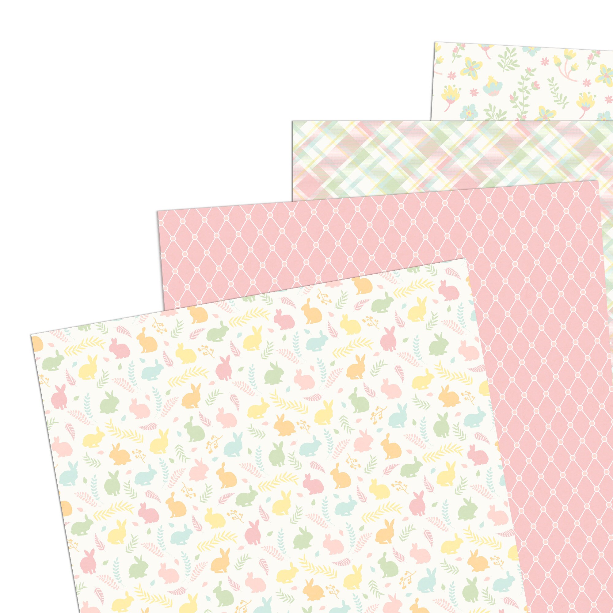 Easter Digital Paper, Scrapbook Paper, A4 Easter Pattern, Printable ...