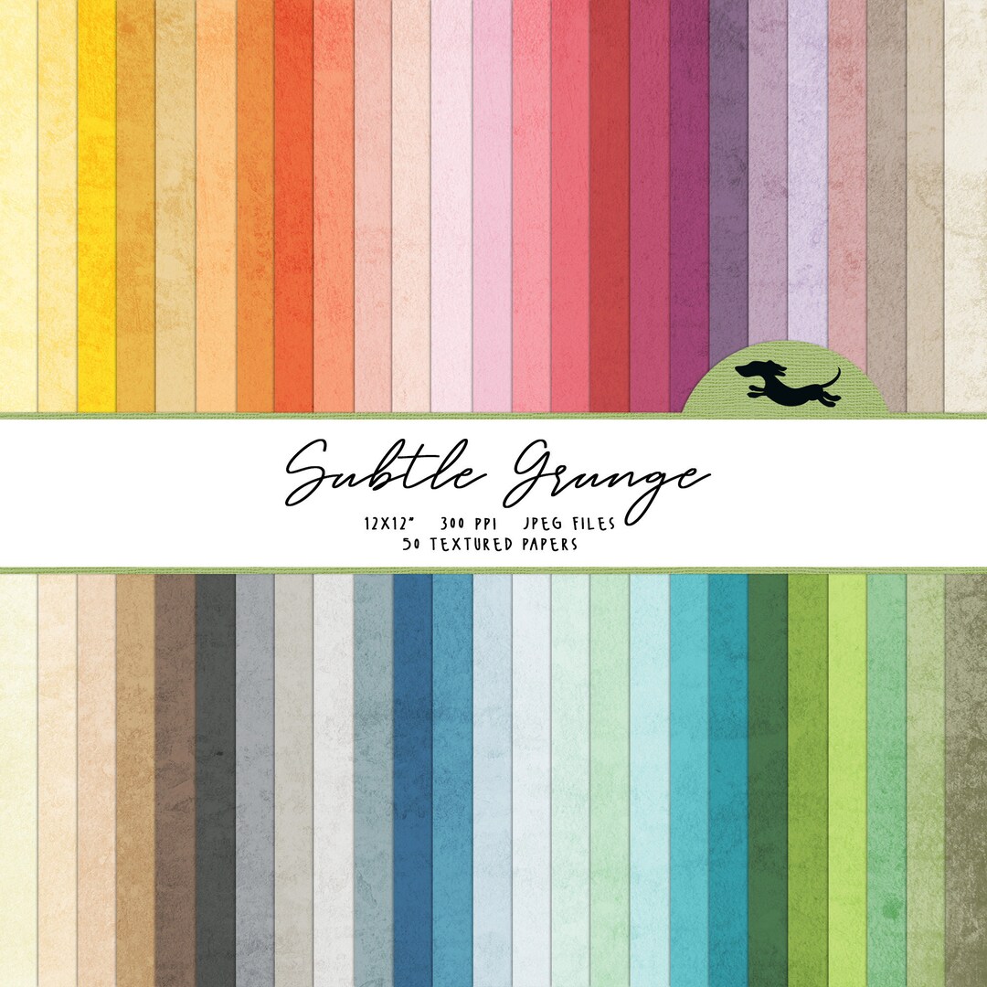Solid Color Digital Paper, Textured Scrapbook Paper, Grunge Digital ...