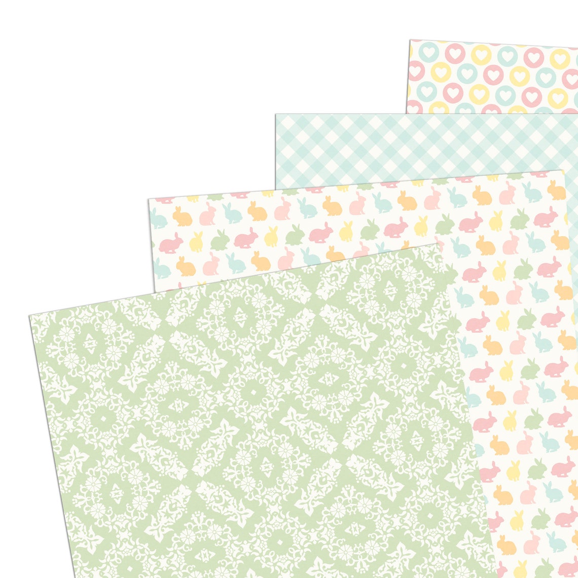 Easter Digital Paper, Scrapbook Paper, A4 Easter Pattern, Printable ...