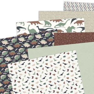 Dinosaur Digital Paper, Scrapbook Paper, Dinosaur Pattern, Printable ...