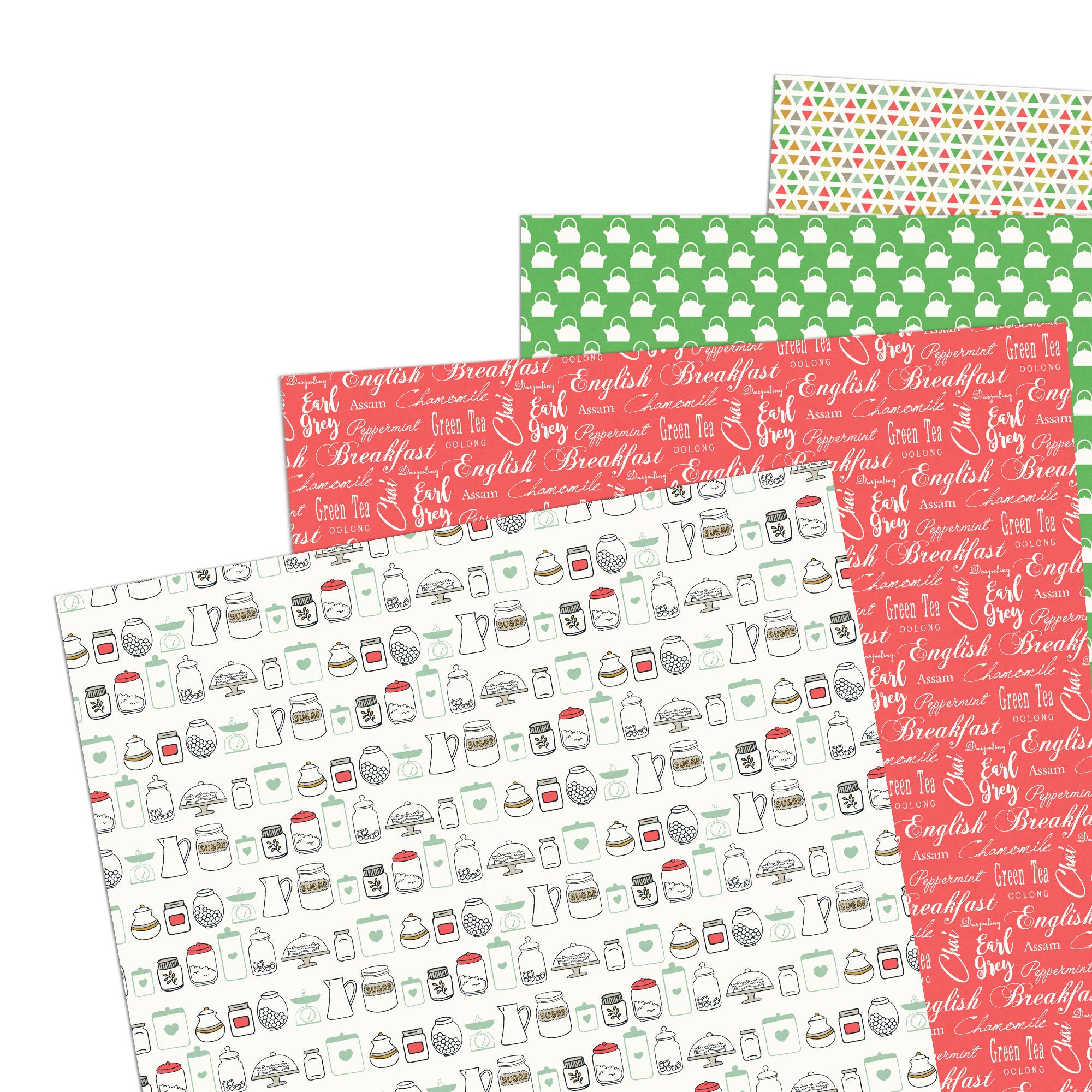 Kitchen Digital Paper, Scrapbook Paper, Printable Paper, Cooking ...