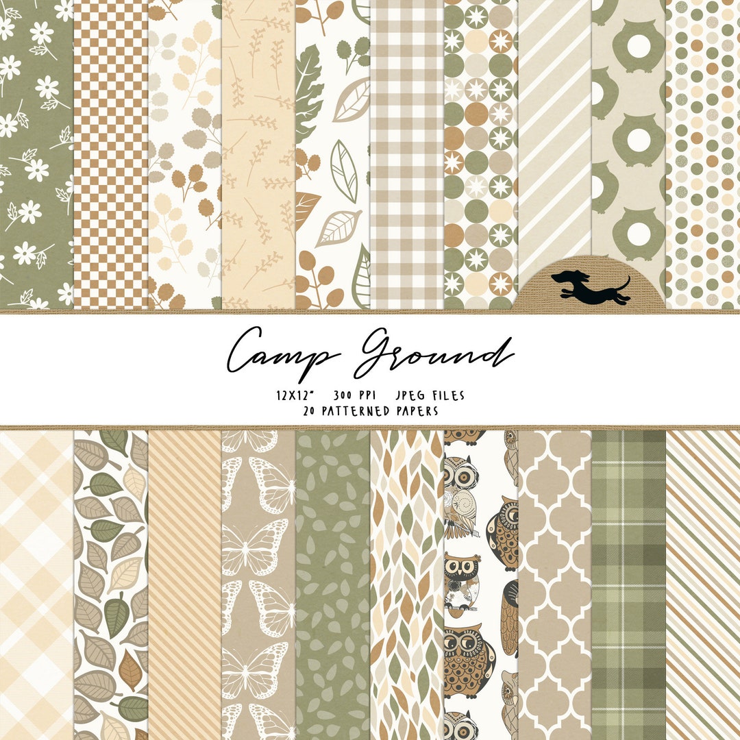 Nature Digital Paper, Scrapbook Paper, Printable Scrapbook Paper ...