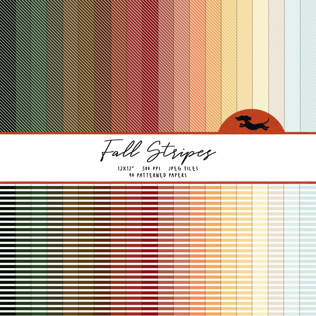 Stripe Digital Paper, Scrapbook Paper, Stripe Seamless Pattern ...