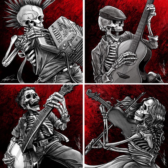 Skeleton Rock Band
