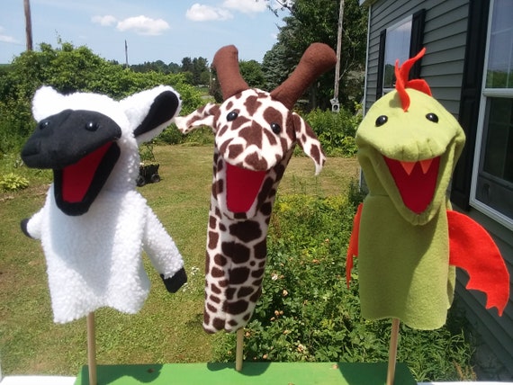Animal Mouth Puppets - Etsy