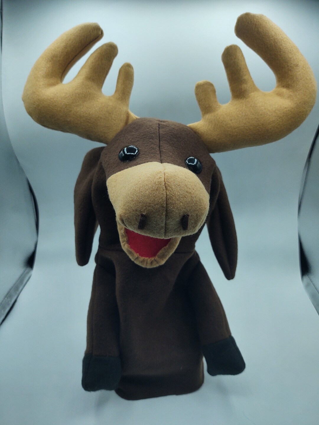 Moose Puppet - Etsy