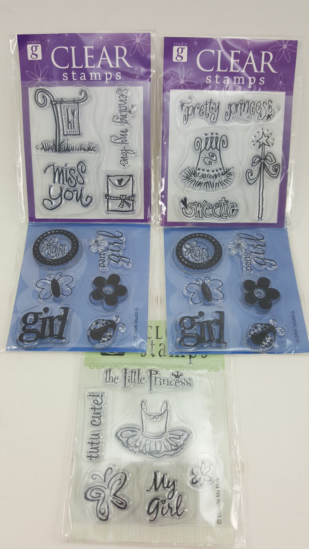 Studio G Clear Acrylic Stamps - Etsy