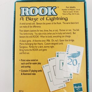 Parker Brothers Hasbro 2001 rook Card Game - Etsy