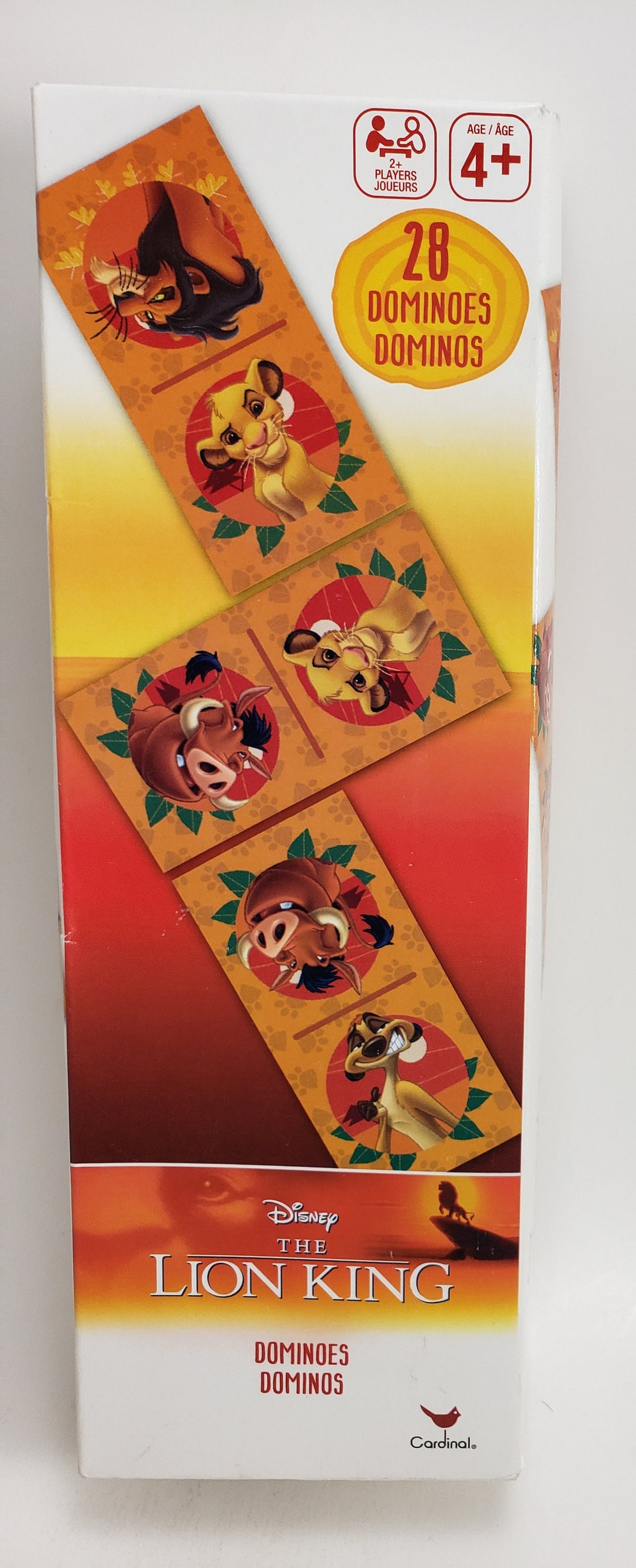 Cardinal Disney the Lion King 28 Dominoes Pre Owned - Etsy
