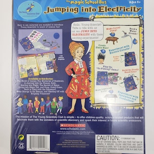 Scholastic the Magic School Bus Jumping Into Electricity - Etsy