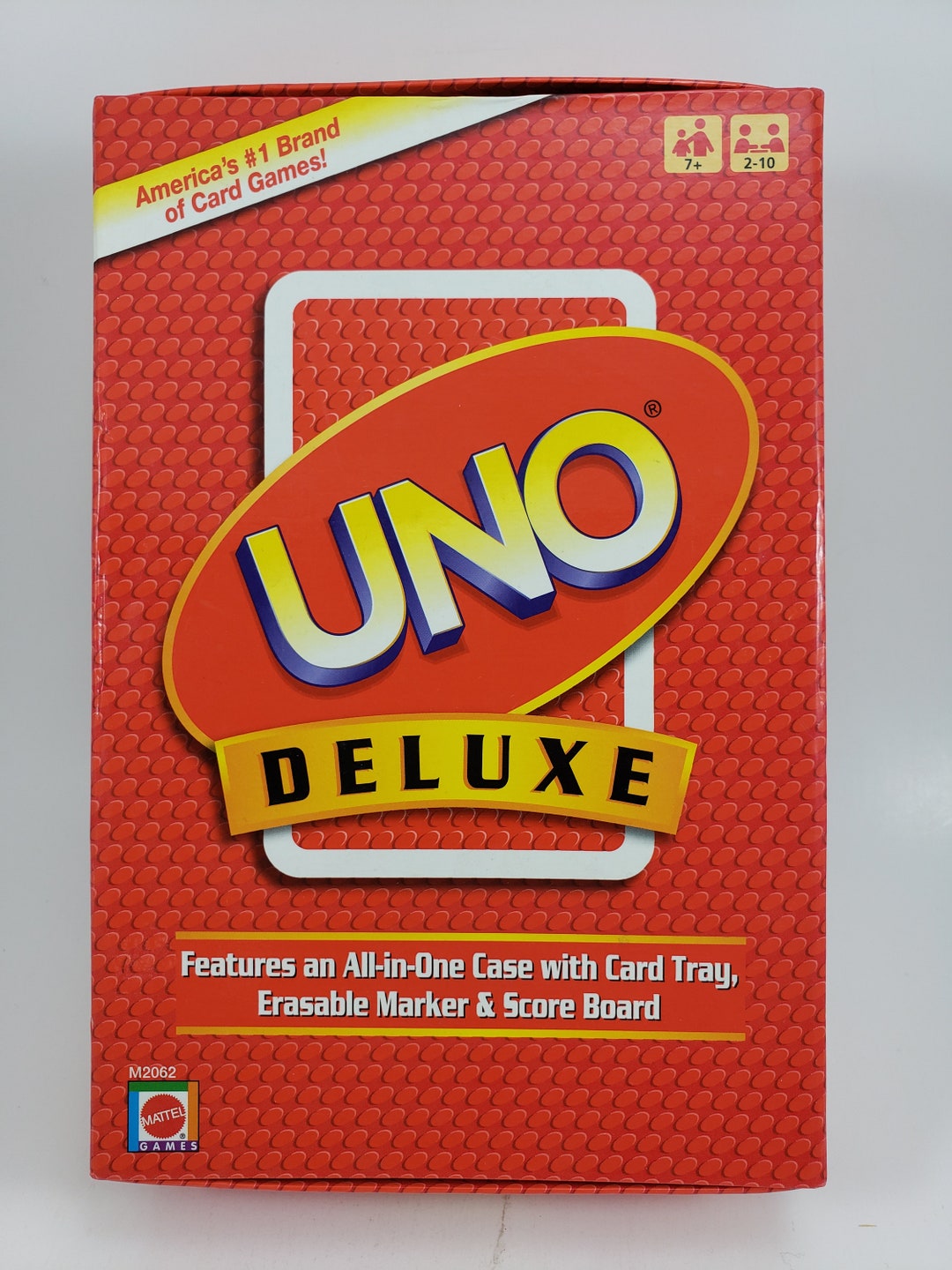 2007 Mattel UNO Deluxe Card Game in A Storage Case With Magnetic Closure - Pre Owned - Etsy