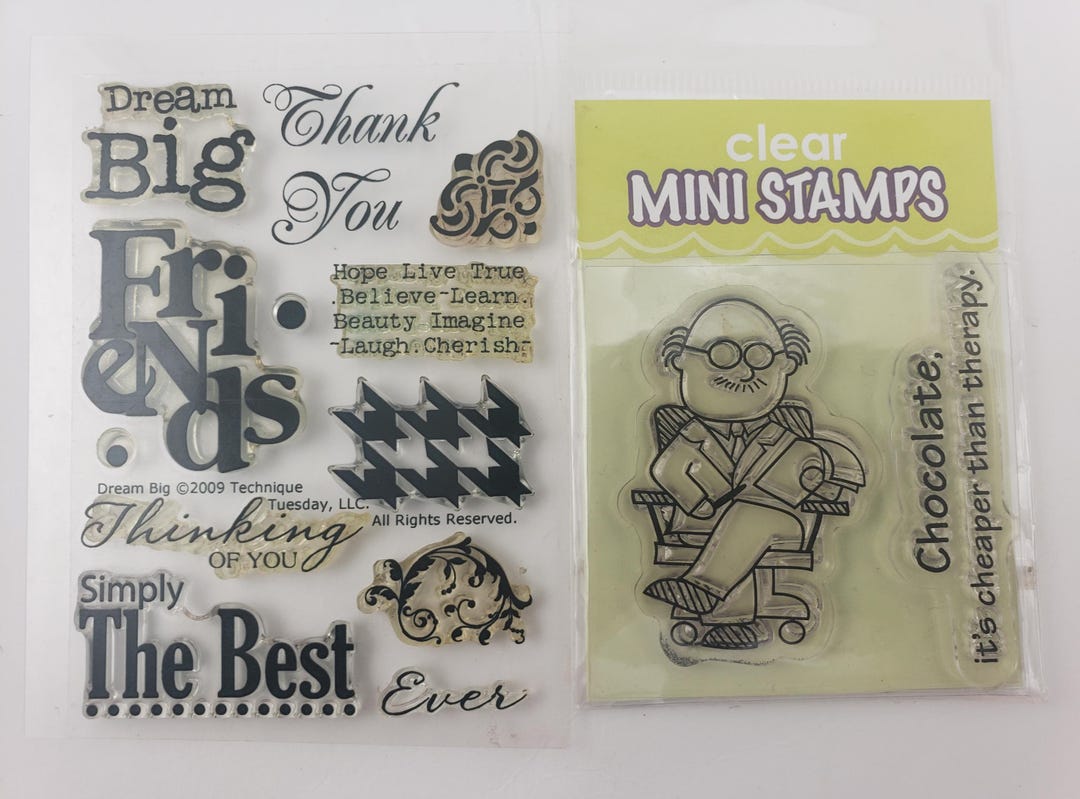 Mixed Design Stamps - Pre Owned - Etsy