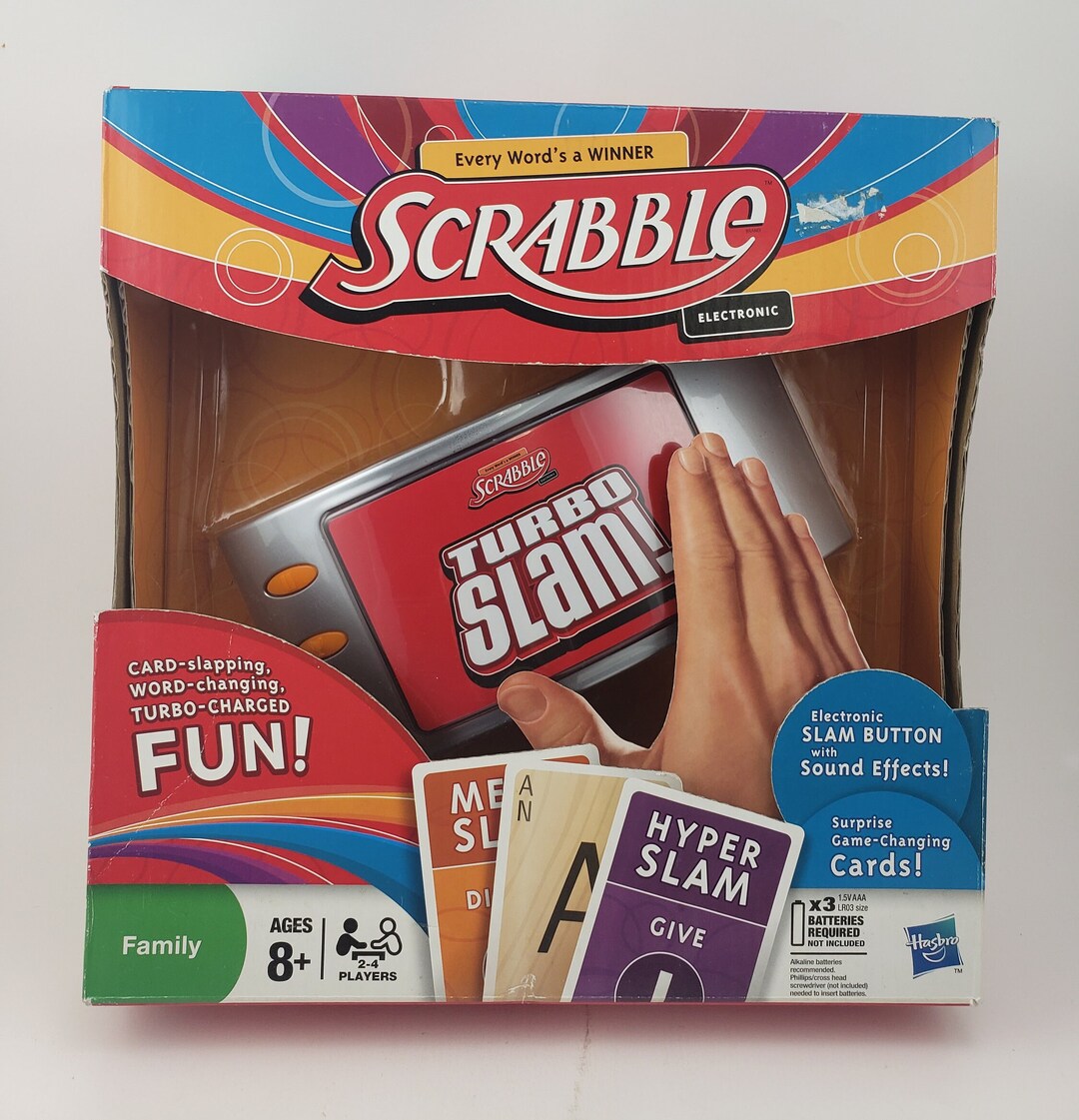 2009 Hasbro Turbo Scrabble SLAM! Electronic Game - Etsy