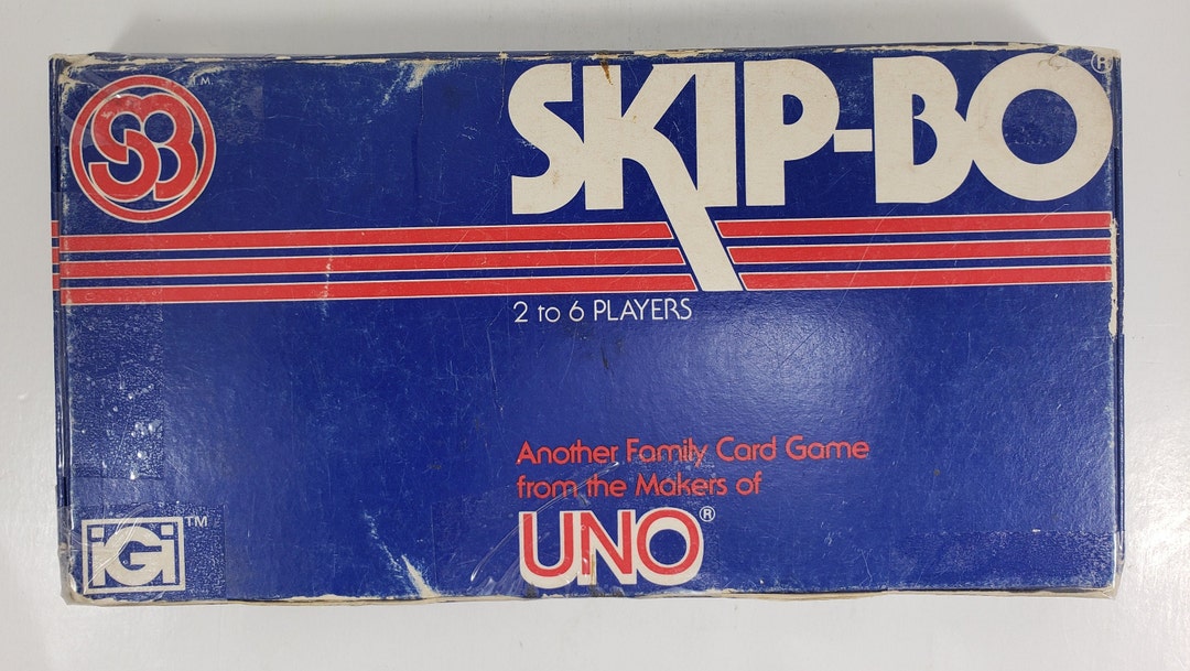 Vintage 1980 Mattel Skip Bo Card Game - Pre-owned - Etsy