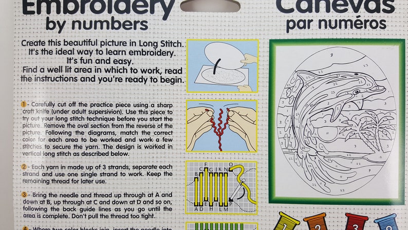 Color & Co Learning Embroidery by Numbers 10049 | Etsy