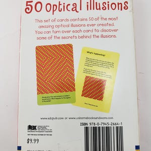 Usborne 50 Optical Illusions Activity Cards - Open Box - Etsy