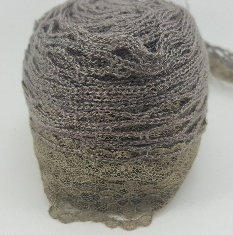 Sundance Chantilly Frill gray Lace Yarn - Etsy